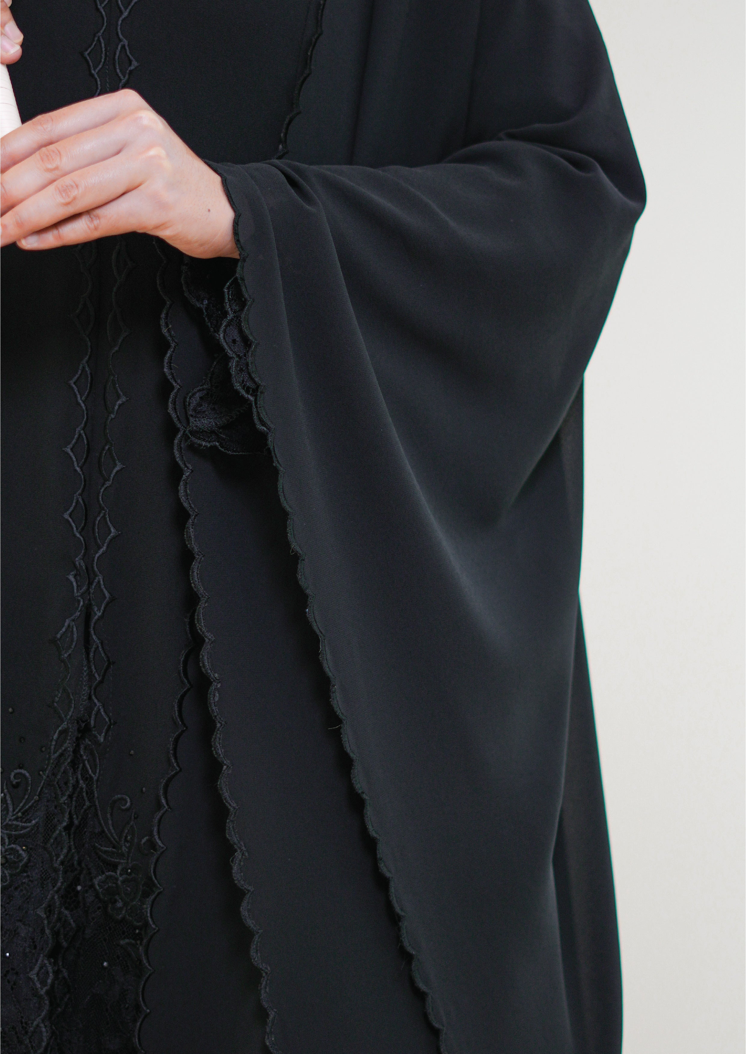 Sulaman Bidara Shawl Black – MINIMALACE