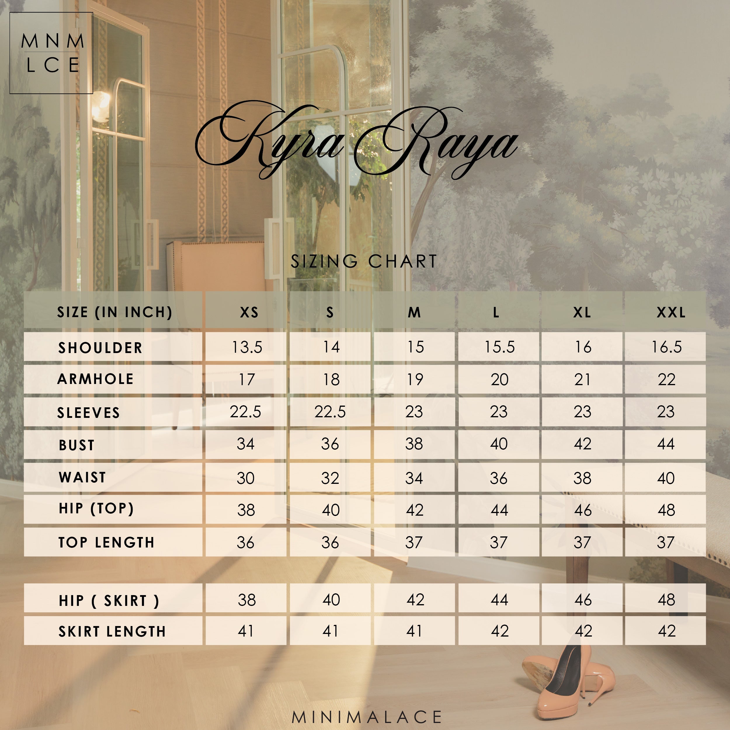 Kyra Raya Twilight Blue – MINIMALACE