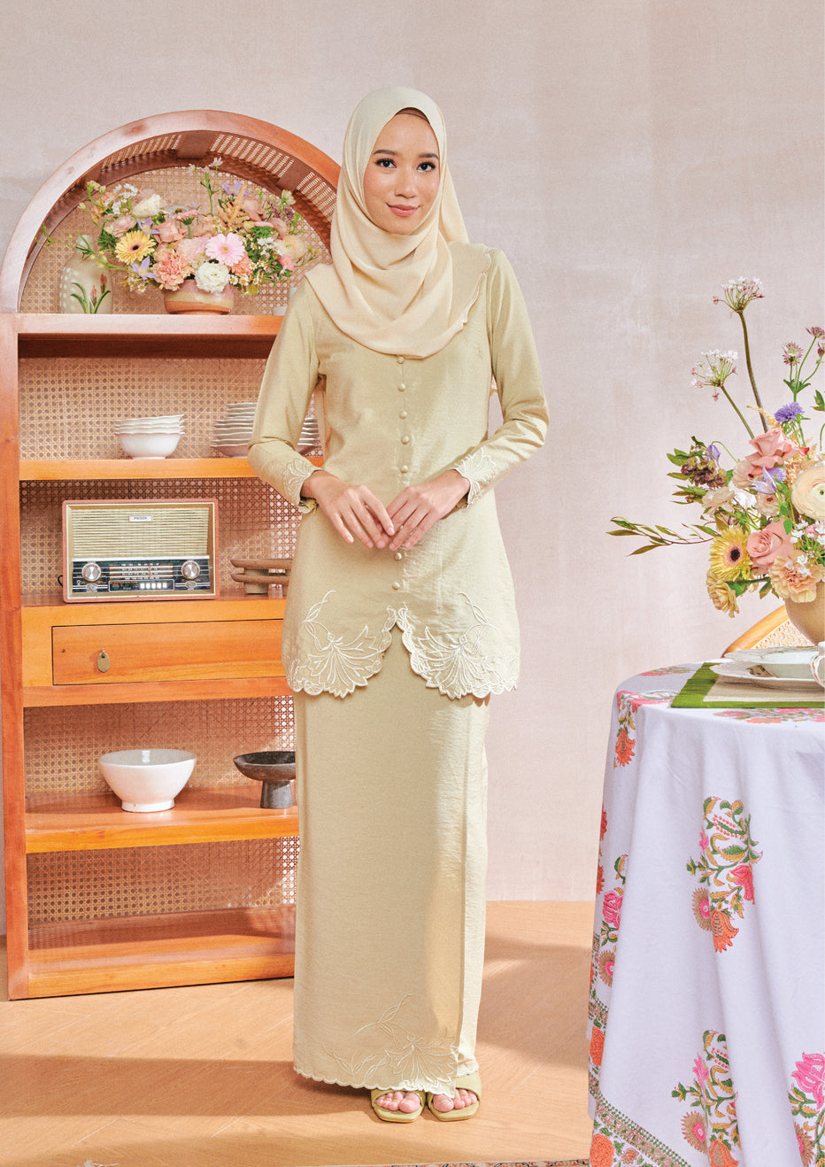 Fleur Honeydew Green - Mother – MINIMALACE