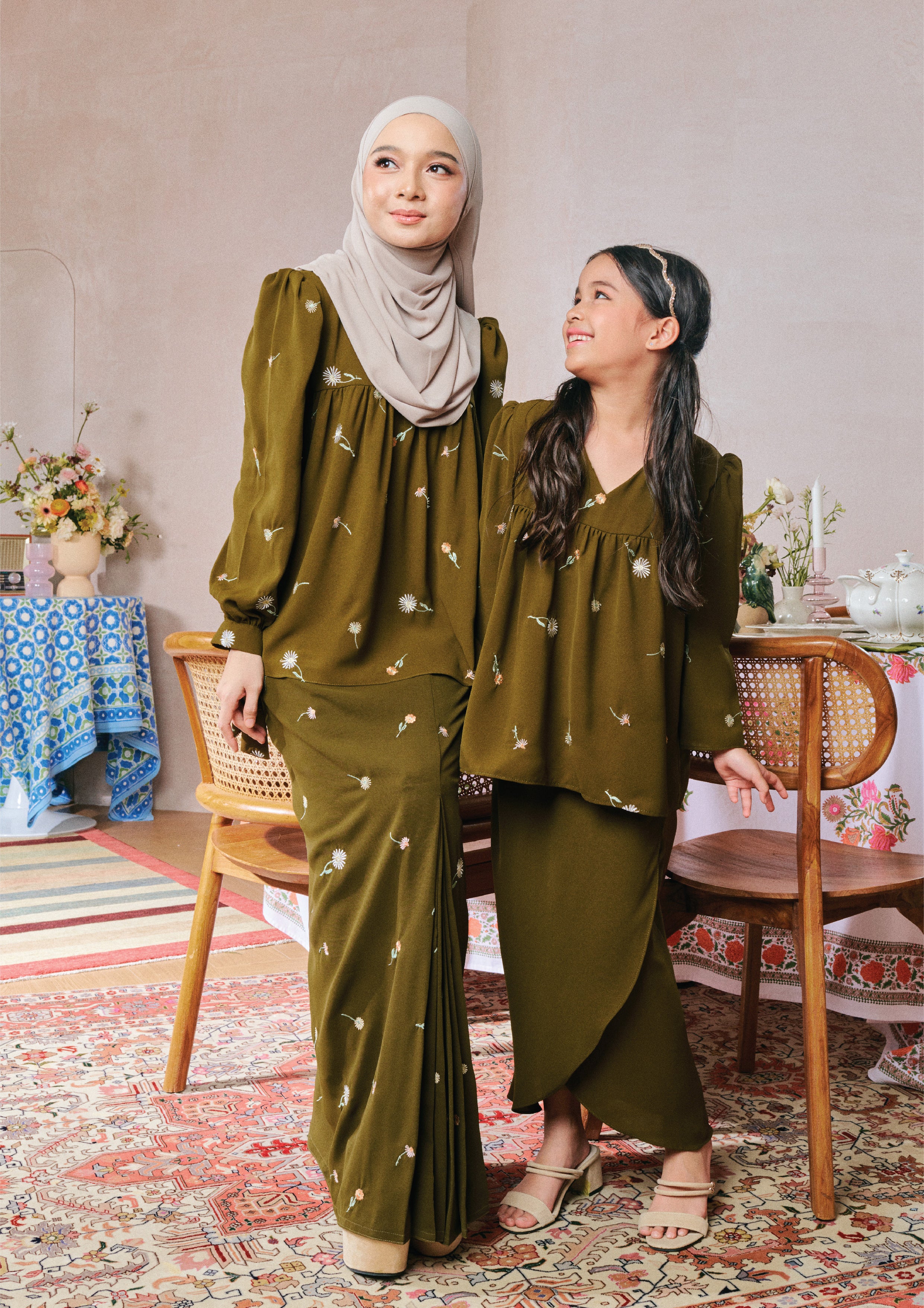 Daisy Army Green - Daughter – MINIMALACE