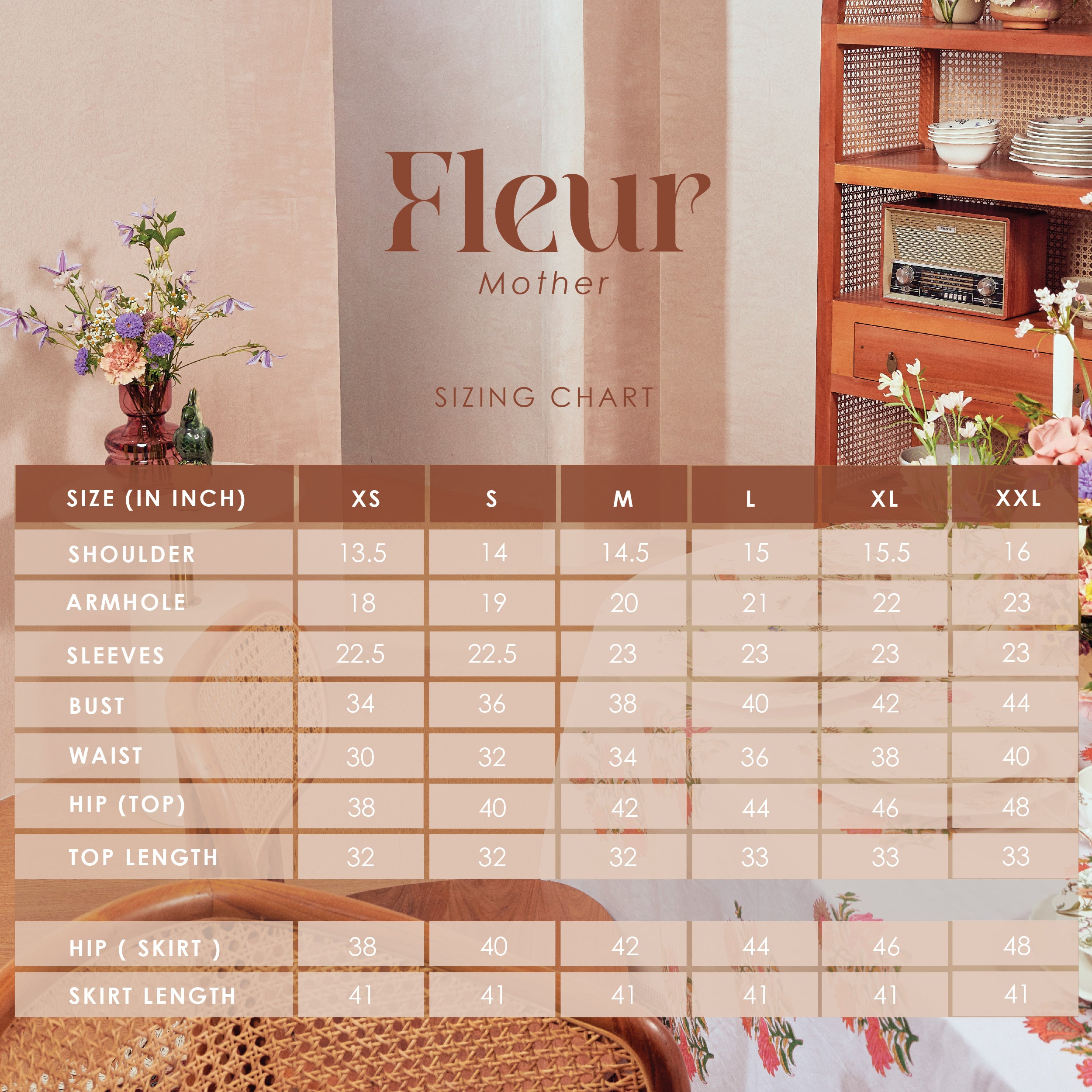Fleur Pastel Red - Mother – MINIMALACE