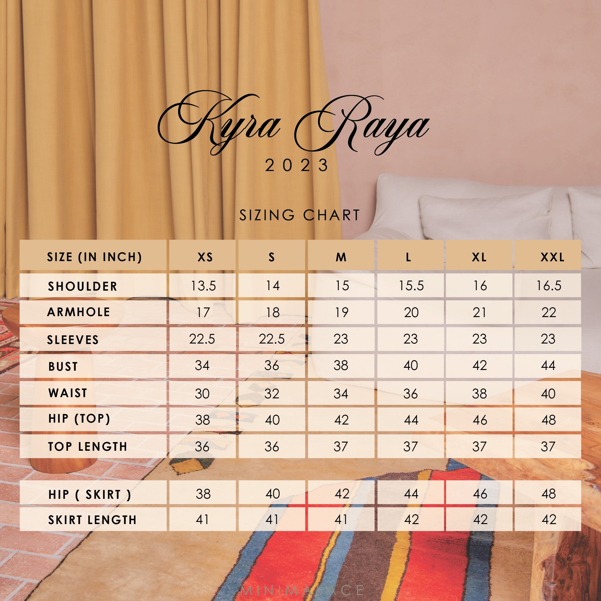 Kyra Raya Orangee Perfect – MINIMALACE